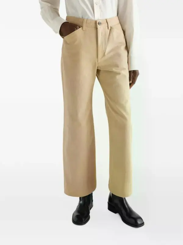 LEMAIRE Straight-leg Trousers - Neutrals