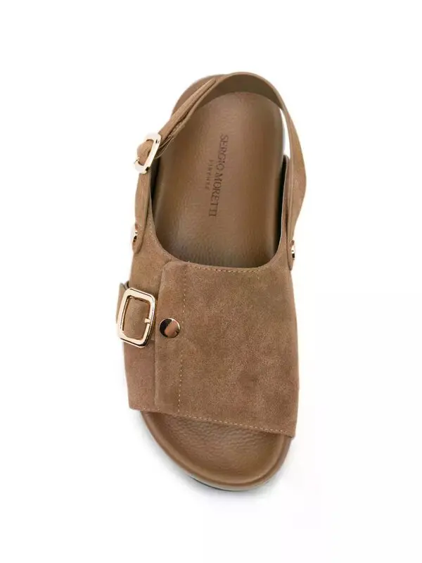 SERGIO MORETTI FIRENZE Buckle-fastening Slingback Sandals