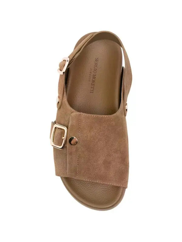 SERGIO MORETTI FIRENZE Buckle-fastening Slingback Sandals