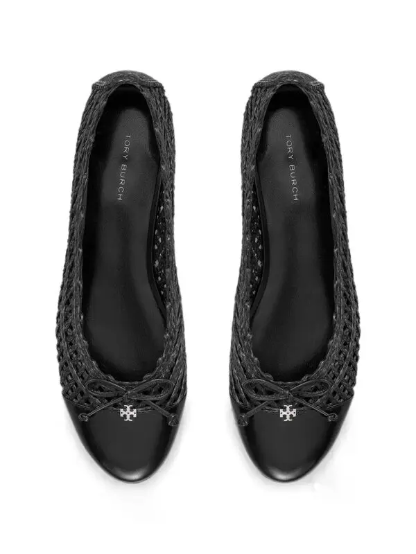 Tory Burch Woven Cap-toe Ballet Flats