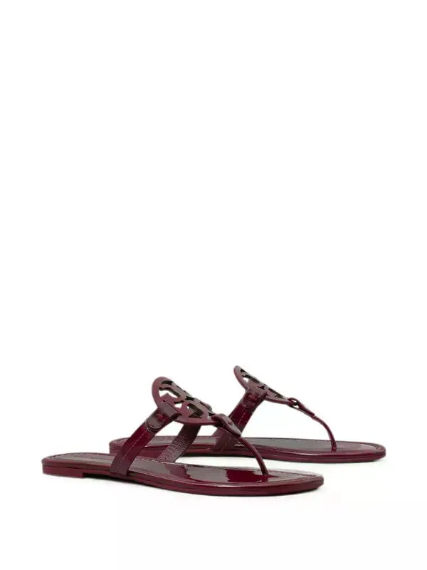 Tory Burch Miller Patent Sandals - Red