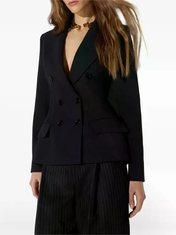 Elisabetta Franchi Jacket In Lightweight Crêpe