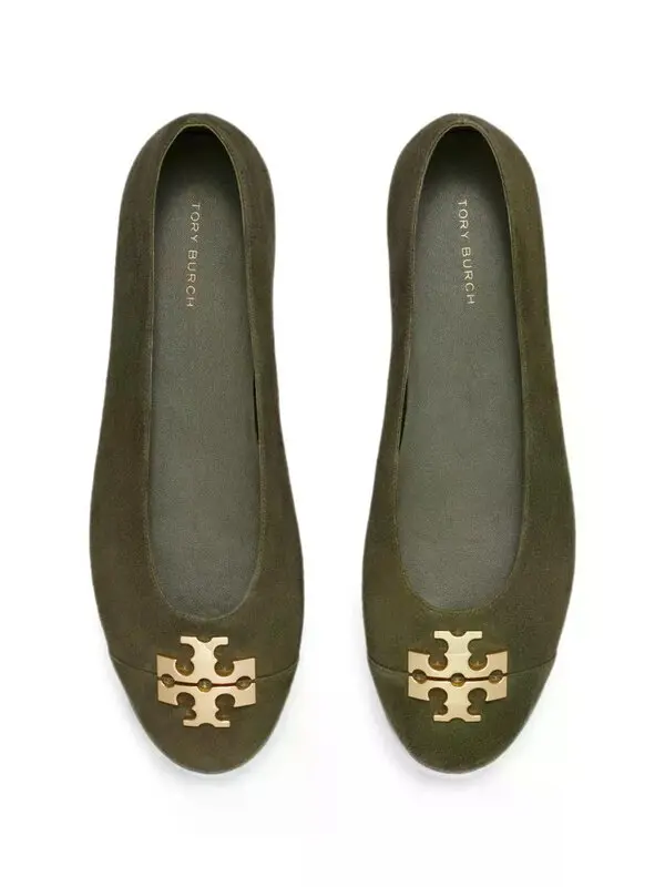 Tory Burch Charlie Logo-plaque Ballet Flats