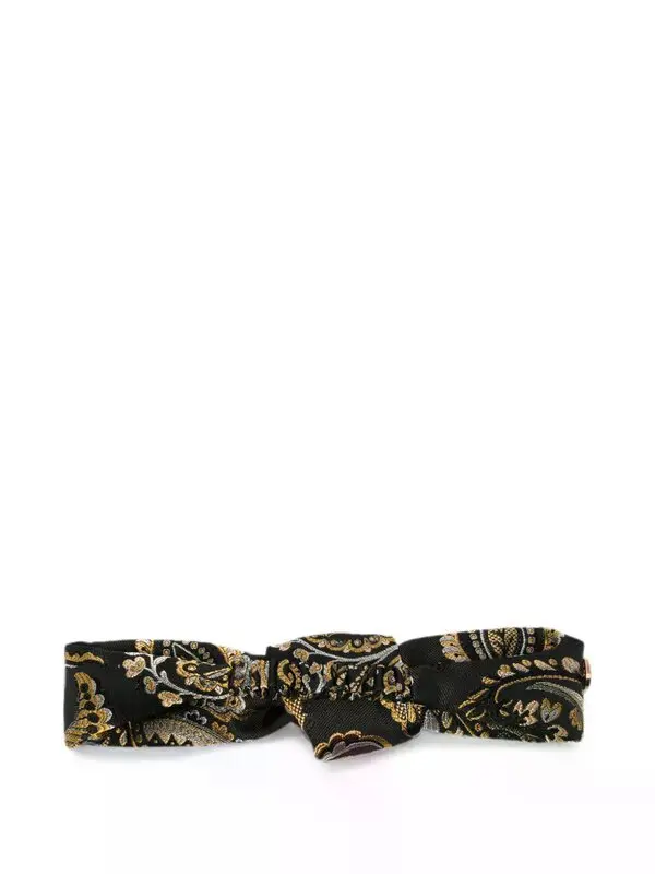 Etro Paisley Print Knotted Headband
