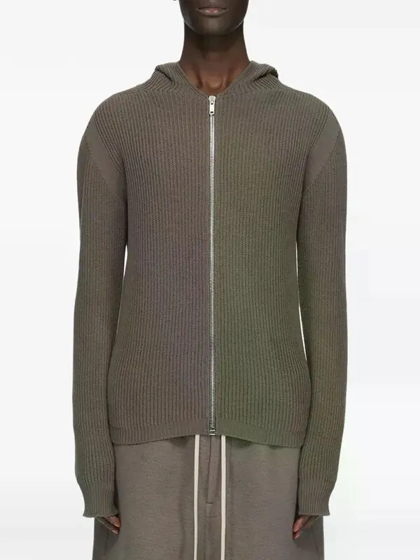 Rick Owens Hooded Zip-up Cardigan