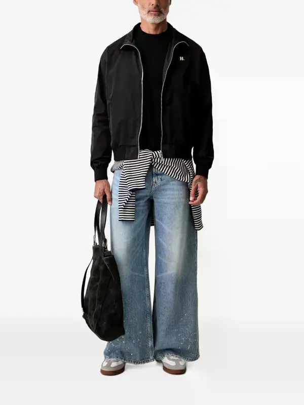 Karl Lagerfeld Logo-patch Zip-up Jacket