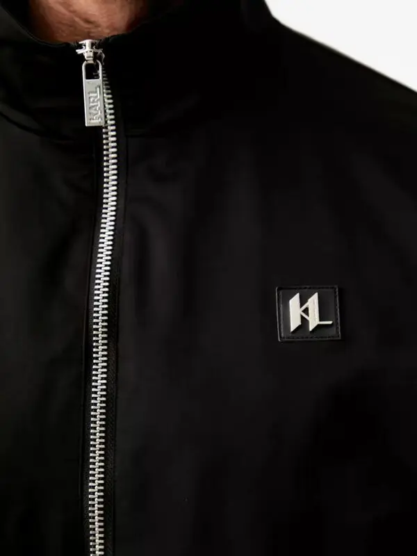 Karl Lagerfeld Logo-patch Zip-up Jacket