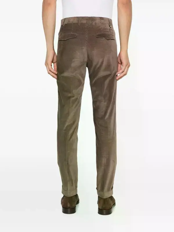 PT TORINO Corduroy Turned-up Cuffs Trousers