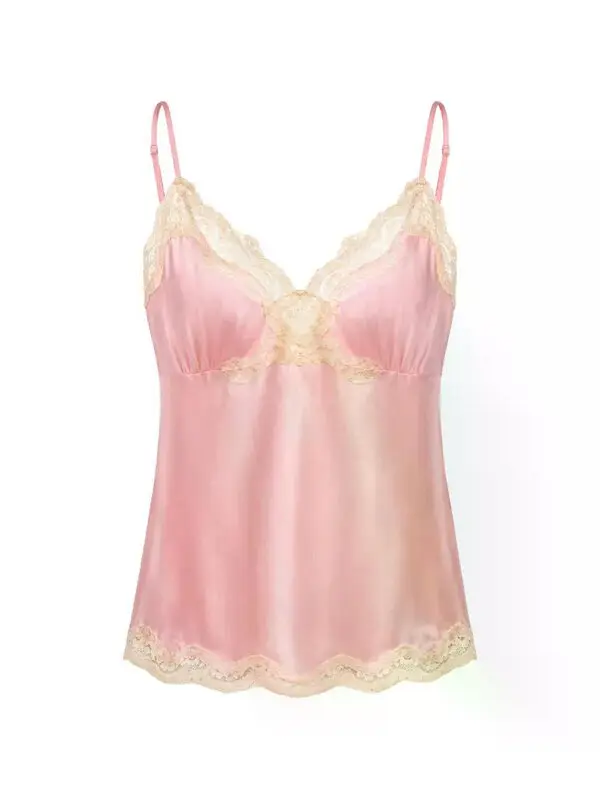 Gold Hawk Lace-trim Top