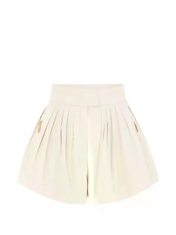 Elisabetta Franchi Taffeta Voile Balloon Shorts
