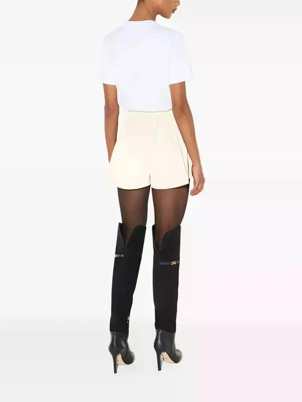 Elisabetta Franchi Taffeta Voile Balloon Shorts