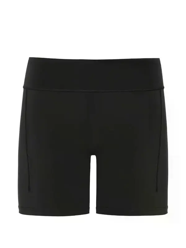 On Logo-print Tight Shorts - Black