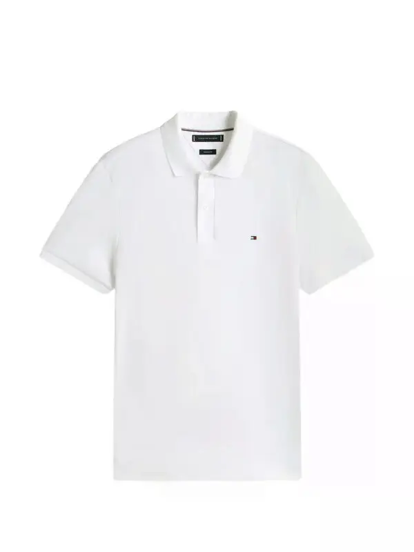Tommy Hilfiger Logo-embroidered Polo Shirt - White