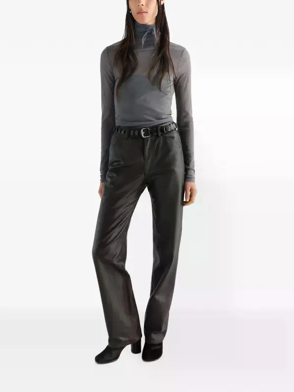 LEMAIRE Ballerina Scarf Top In Mesh Jersey - Grey