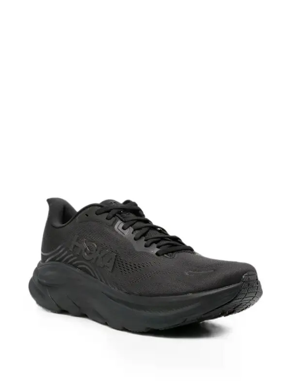 HOKA® Clifton Lace-up Fastening Sneakers - Black