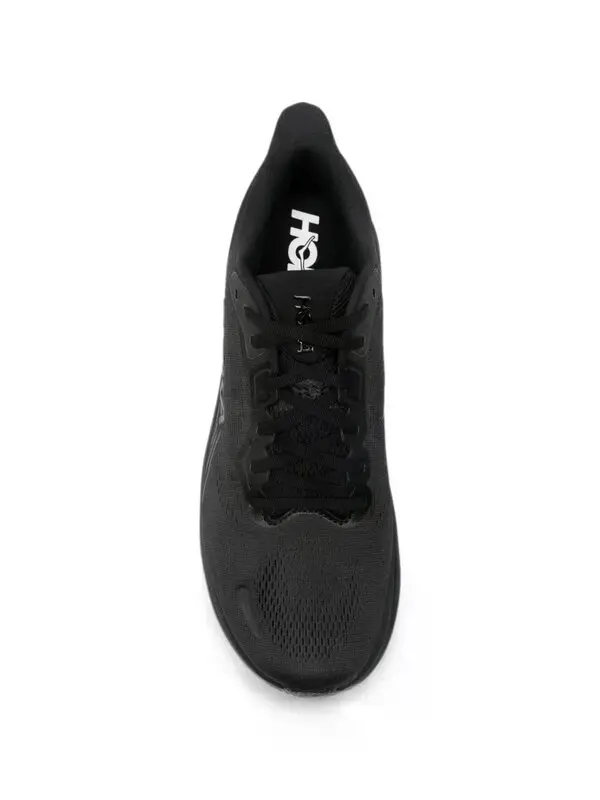 HOKA® Clifton Lace-up Fastening Sneakers - Black