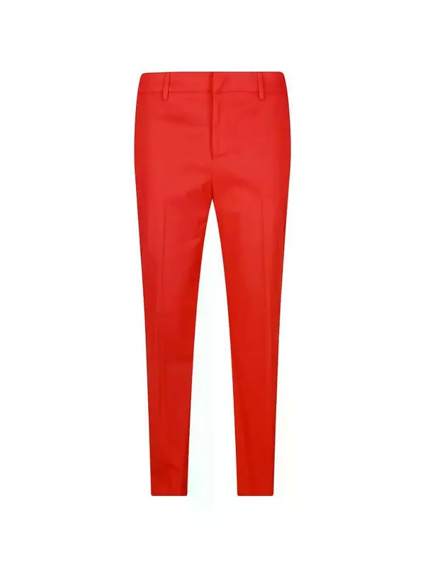 PT TORINO Pressed-crease Trousers - Red
