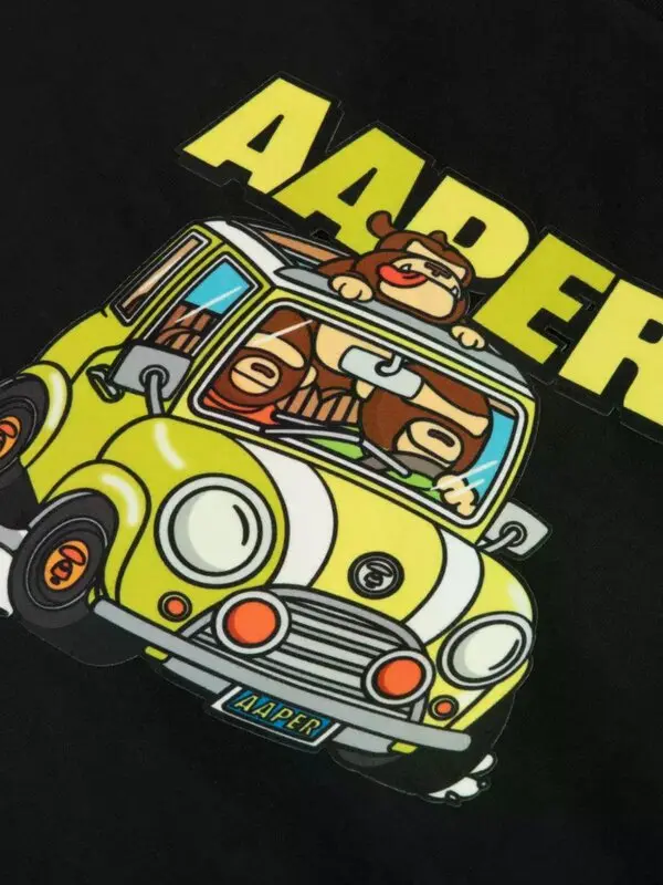 AAPE BY *A BATHING APE Aaper Graphic-print T-shirt - Black