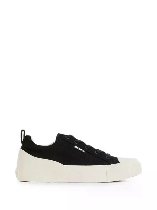 Barbour Stanhope Canvas Sneakers - Black