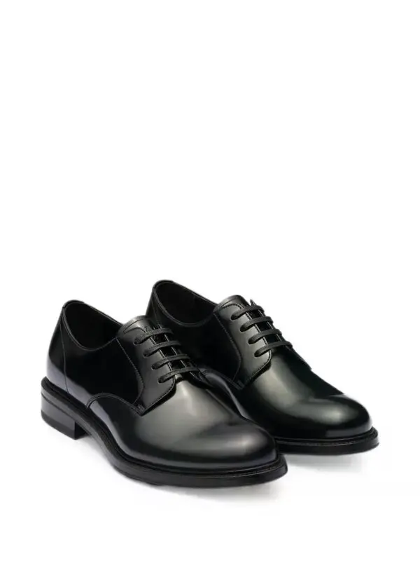 Prada Lace-up Leather Derby Shoes