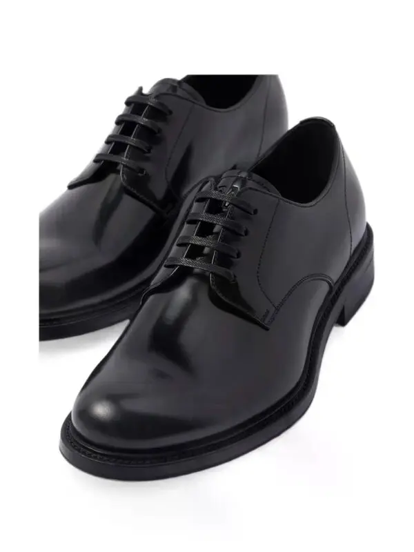 Prada Lace-up Leather Derby Shoes