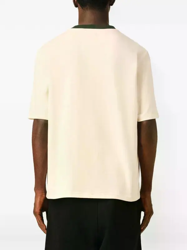 AMI Paris Printed Cotton Don't Forget To Love T-shirt - Neutrals