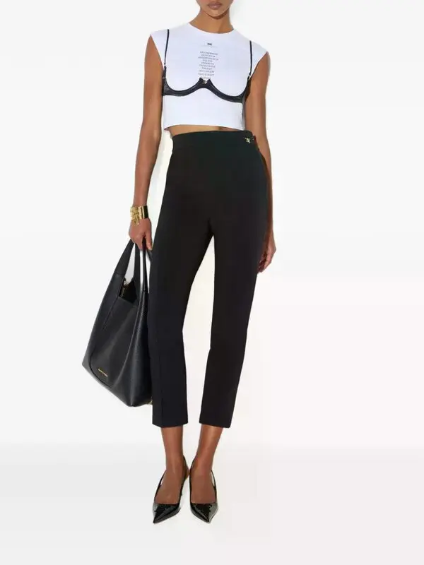 Elisabetta Franchi Lightweight Jersey T-shirt With Bra