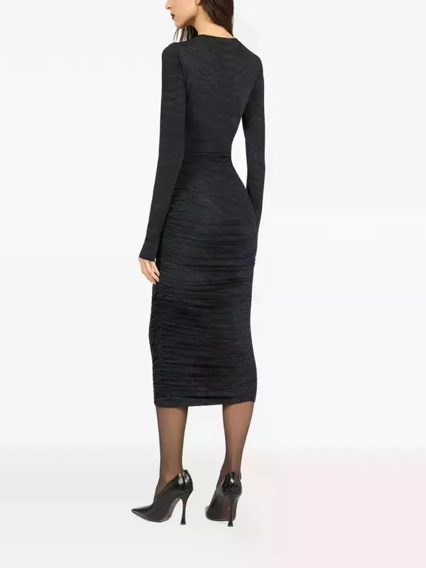 Roberto Cavalli Snake-detail Midi Dress