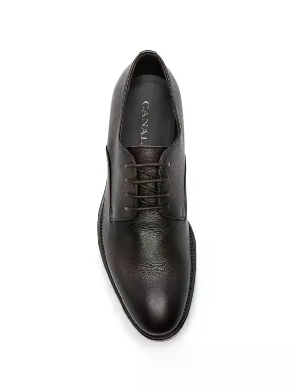 Canali Leather Derby Shoes