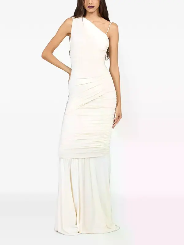 Roberto Cavalli One-shoulder Maxi Dress