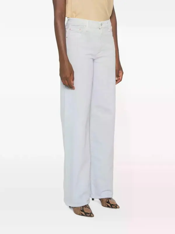 MOTHER Wide-leg Jeans - Blue