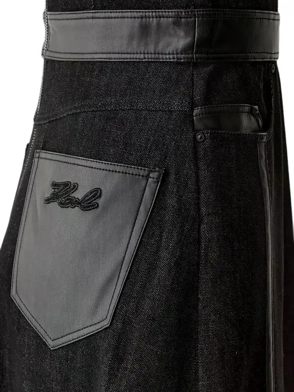 Karl Lagerfeld Panelled Midi Dress