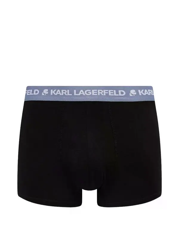 Karl Lagerfeld Logo-waistband Boxers - Black