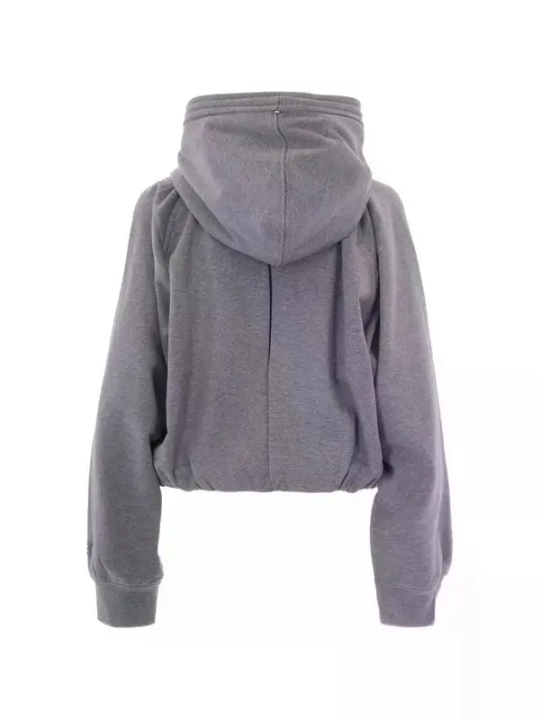 Sportmax Zip-up Drawstring Hoodie