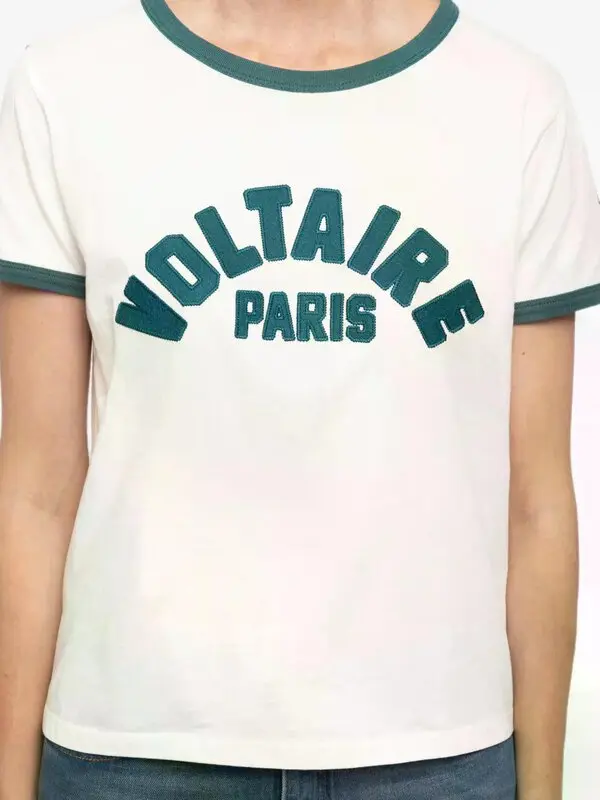 Zadig&Voltaire Alys Cotton Logo T-shirt - White