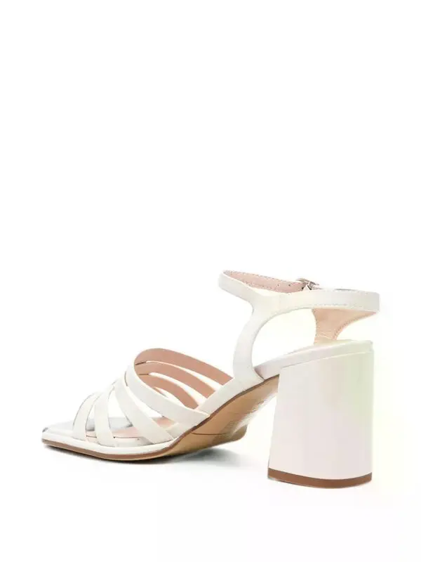 SERGIO MORETTI FIRENZE Cage-strap Block-heel Sandals