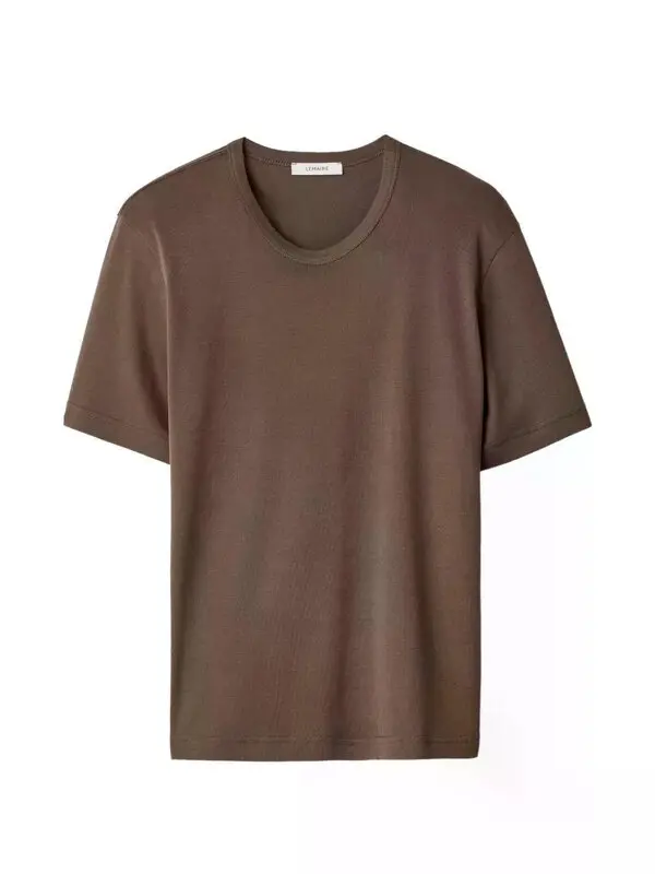 LEMAIRE Crew Neck T-shirt - Brown