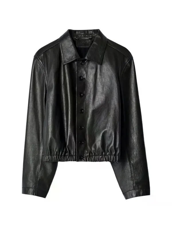 LEMAIRE Soft Leather Blouson - Brown