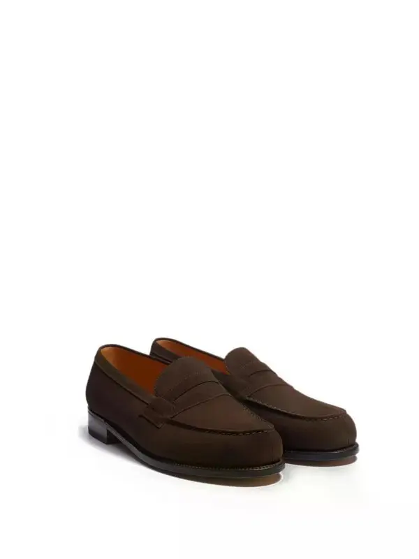 J.M. WESTON 180 Suede Loafers