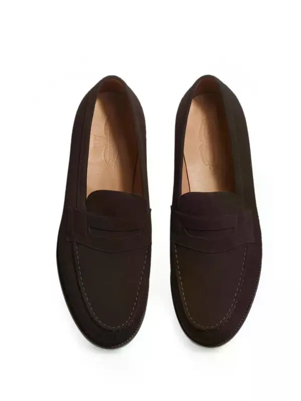 J.M. WESTON 180 Suede Loafers