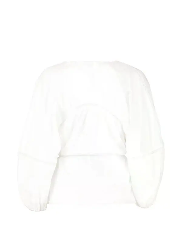 Faithfull The Brand Lace-trimmed Cotton Blouse