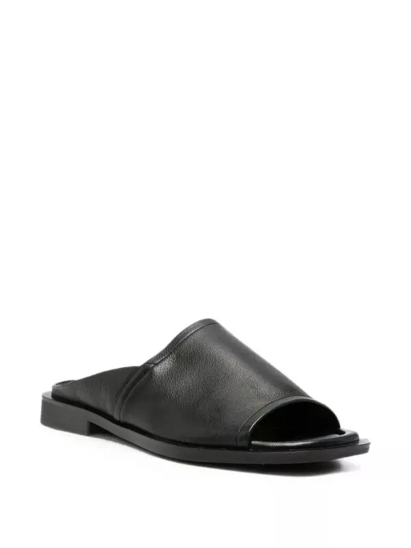 SERGIO MORETTI FIRENZE Open-toe Leather Sandals