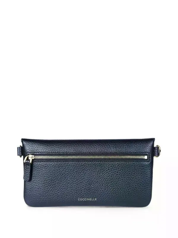 COCCINELLE C-me Lock Grained Leather Shoulder Bag