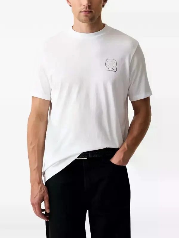 Karl Lagerfeld Logo-patch T-shirt