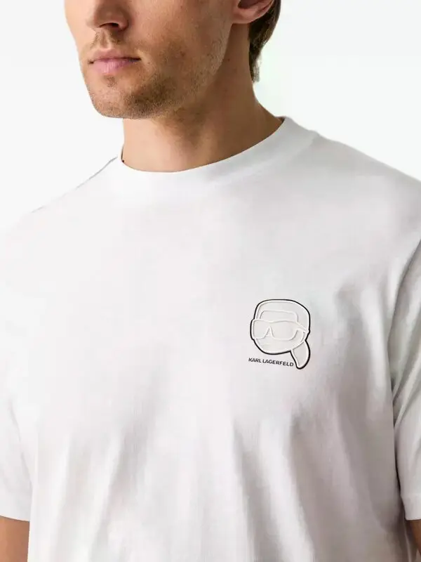 Karl Lagerfeld Logo-patch T-shirt