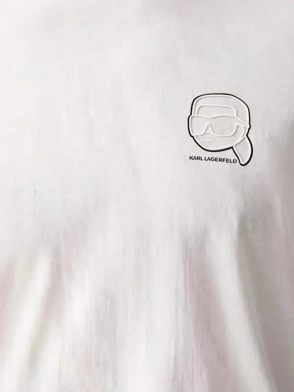 Karl Lagerfeld Logo-patch T-shirt