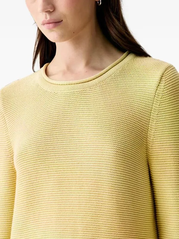 Barbour Fawley Textured Knit Sweater - Yellow