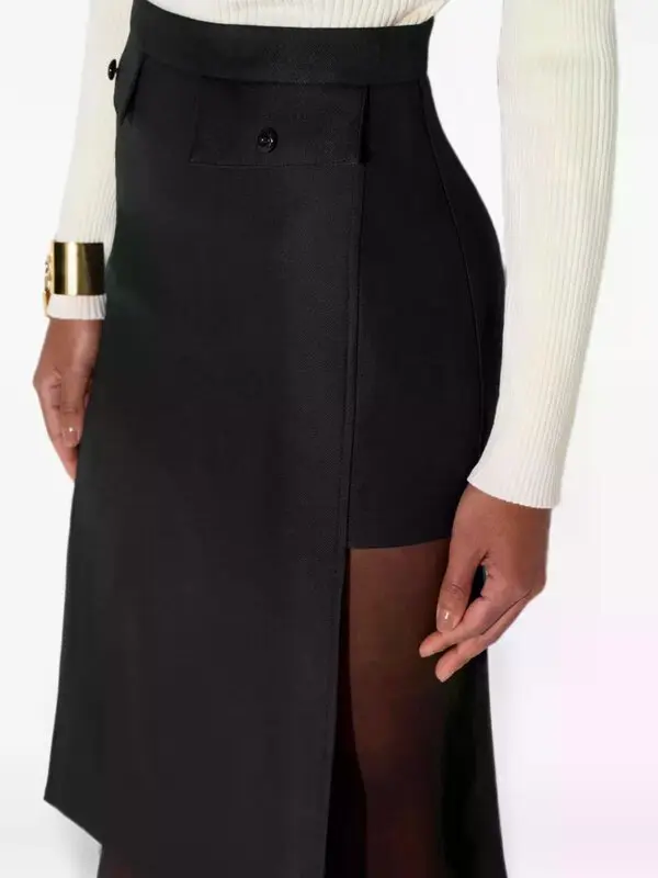 Elisabetta Franchi Cool Wool Skirt