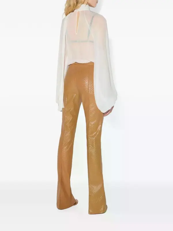 Elisabetta Franchi Bodysuit In Crepon Fabric With Sash