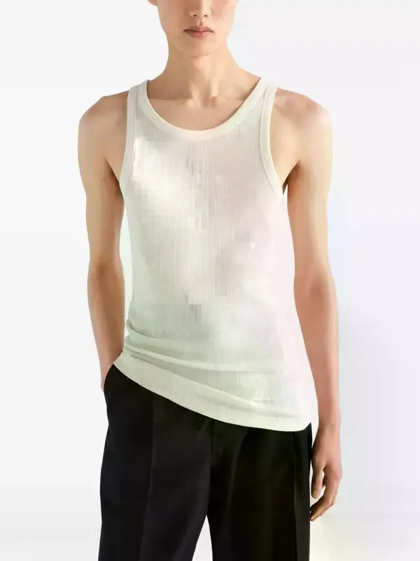 LEMAIRE Tank Top In Ribbed Jersey